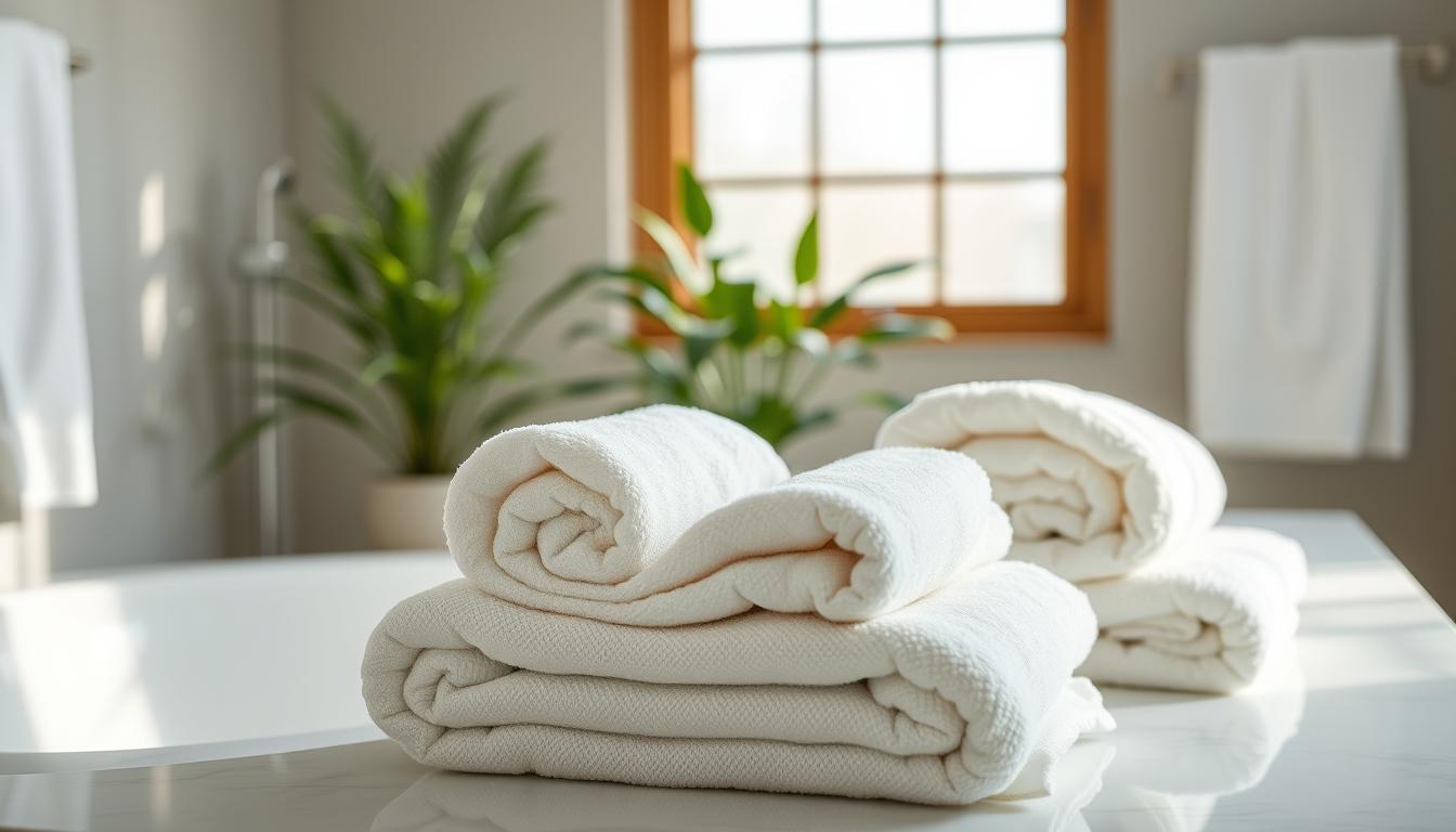 Master the art of folding bath towels to add a touch of elegance to your bathroom.