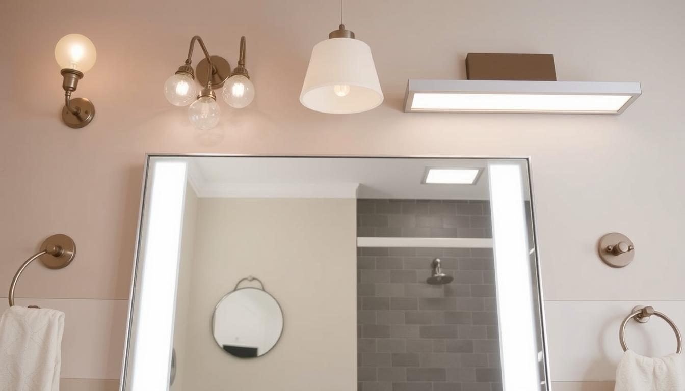 Bathroom Light Fixtures Over Mirror Ideas