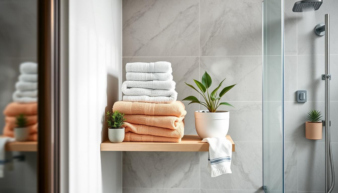 Get creative with storage solutions to keep your bath towels hidden ...