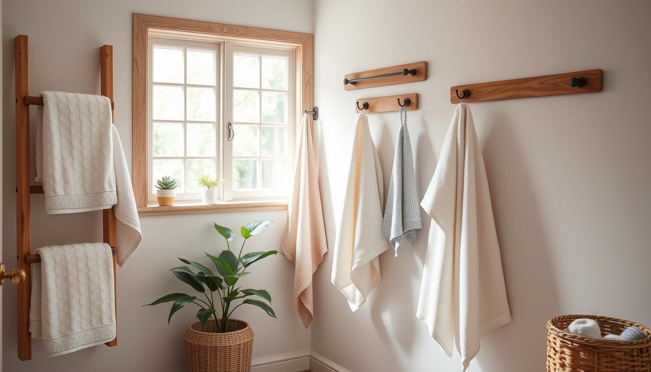 Find out how hanging bath towels can help keep your bathroom tidy and ...