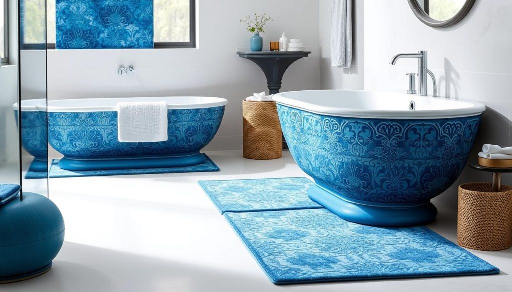 Stylish Bath Mat Blue Designs You'll Love