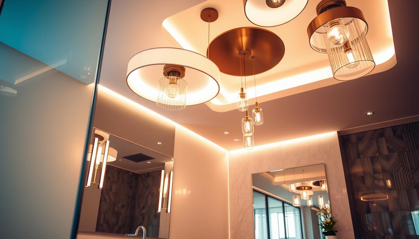 Bathroom Lighting Ideas Ceiling Hanging Fixtures