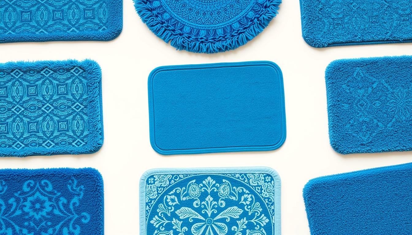Stylish Bath Mat Blue Designs You'll Love