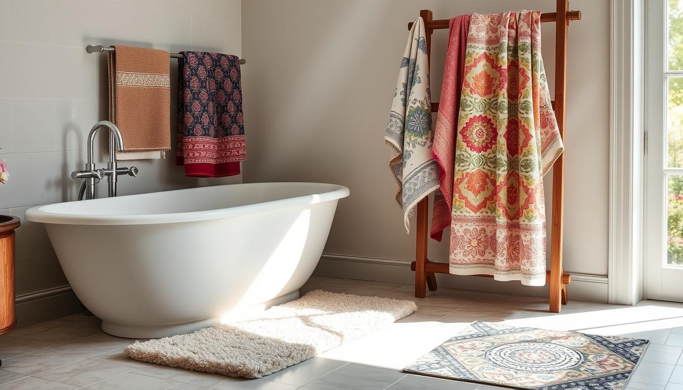 Matching Bath Mat and Towels Ideas