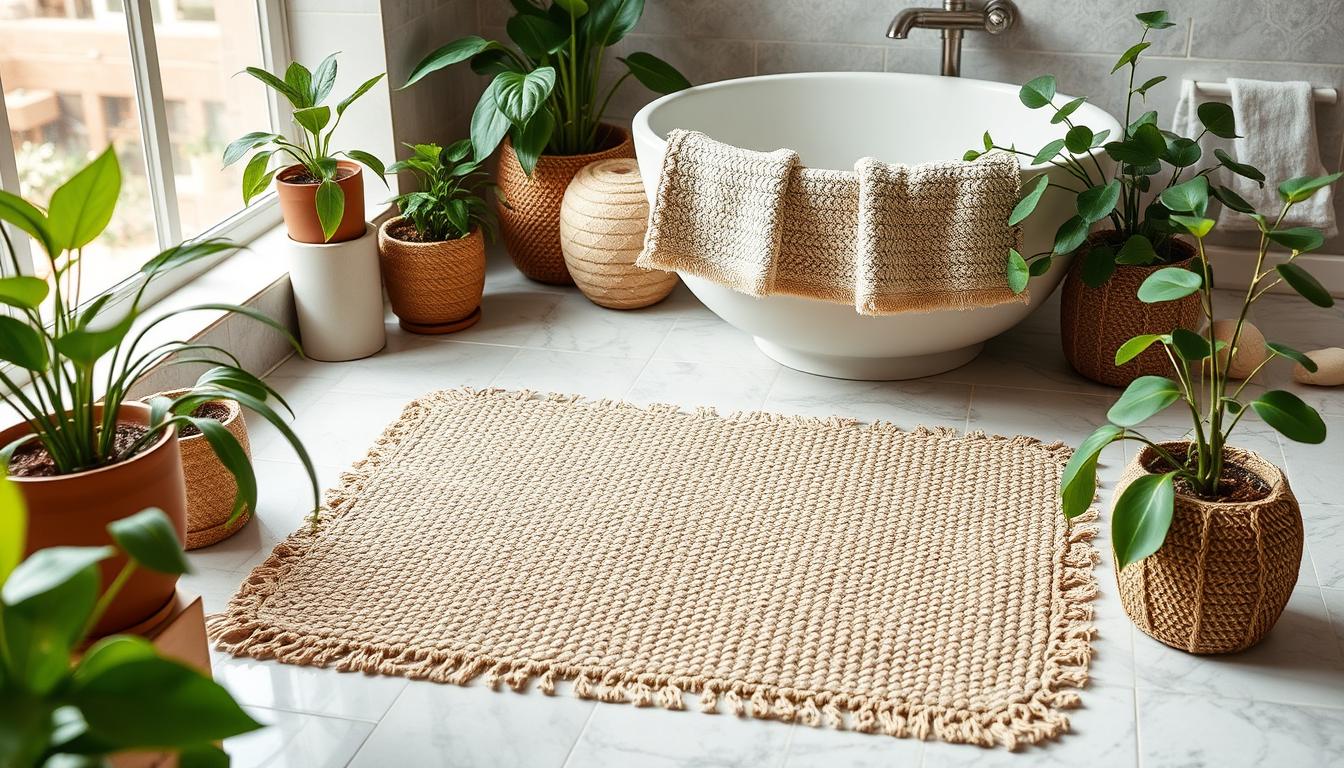 Matching Bath Mat and Towels Ideas