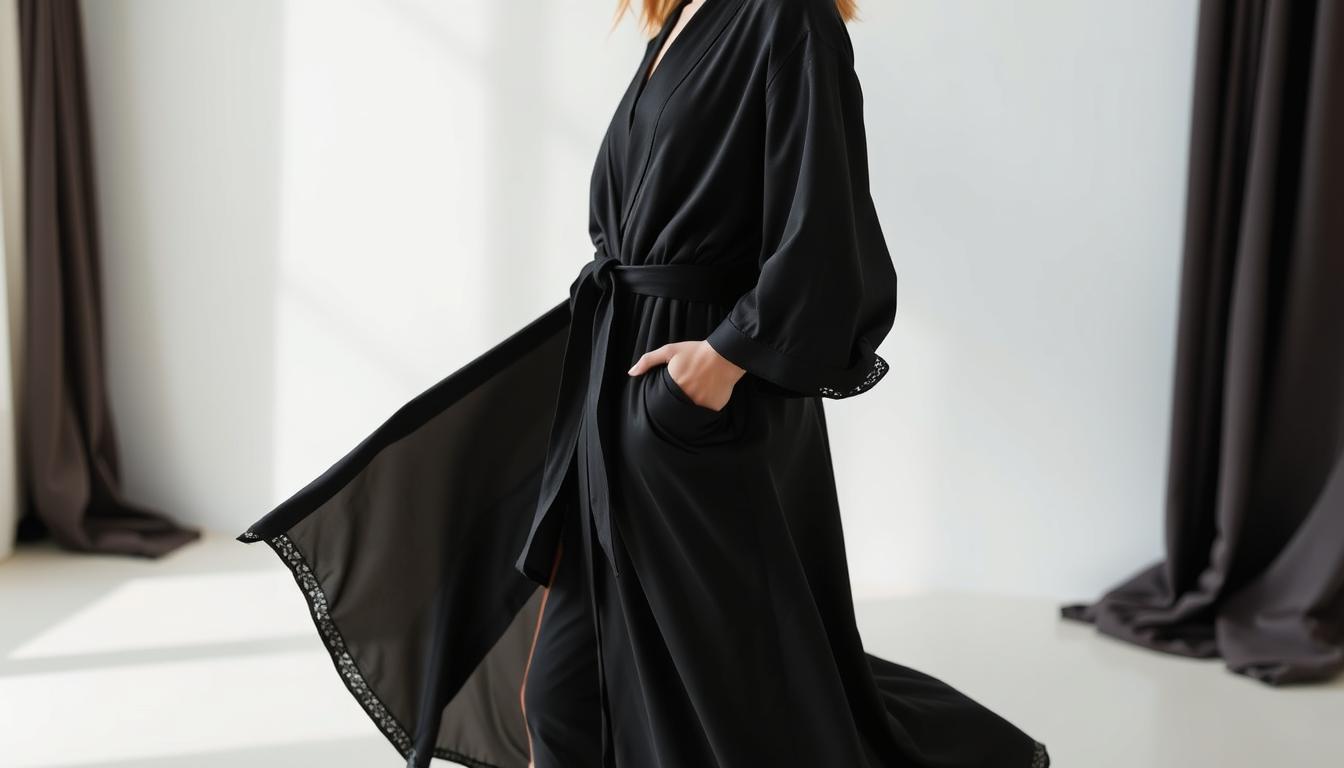 Elegant Black Robes for Women