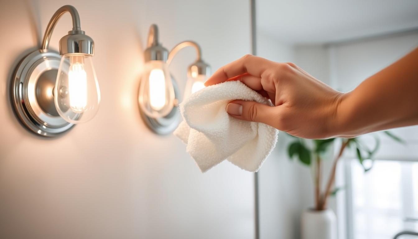 Elegant Silver Bathroom Light Fixtures