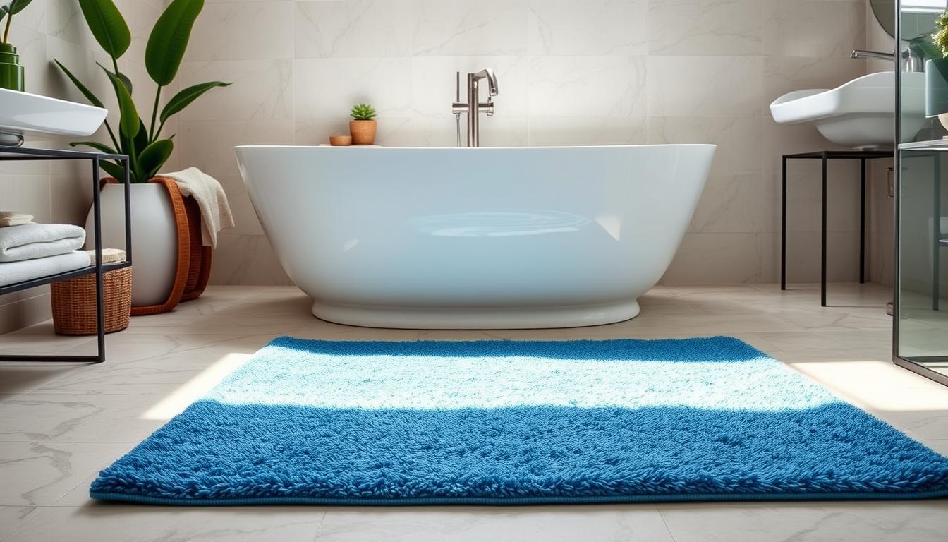 Stylish Bath Mat Blue Designs You'll Love